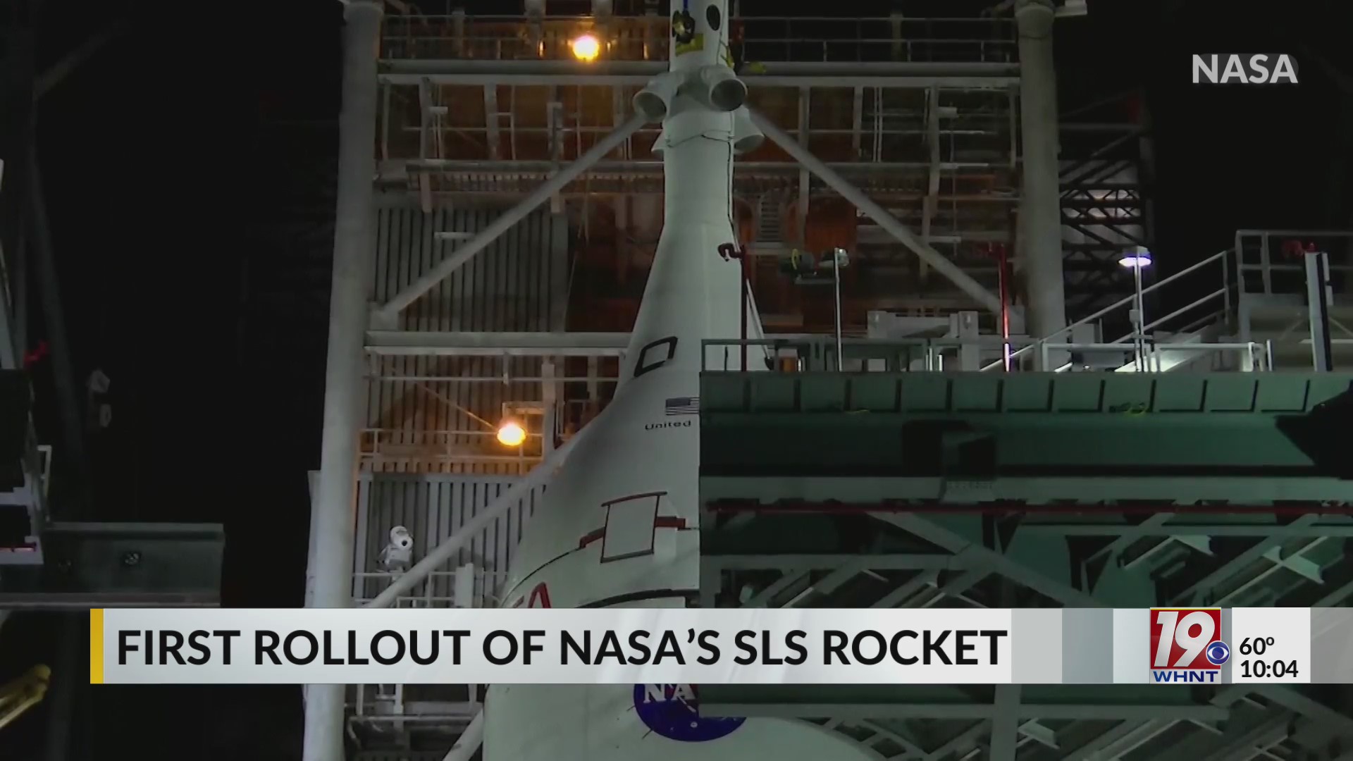 First Rollout of NASA’s SLS Rocket – WHNT.com