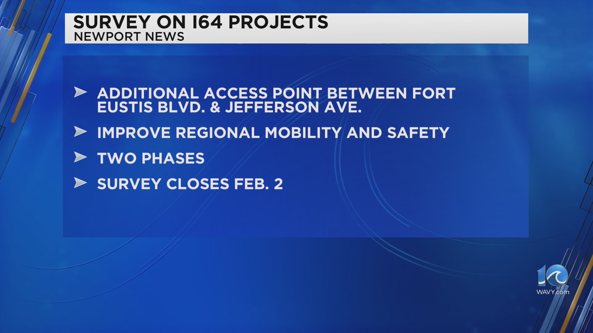 VDOT: Survey for proposed interchange in Newport News – WAVY.com