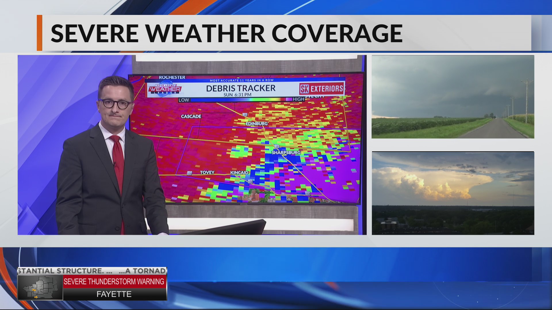 8/6/23 WCIA Tornado Warning Coverage 6:25p-8:15p – WCIA.com