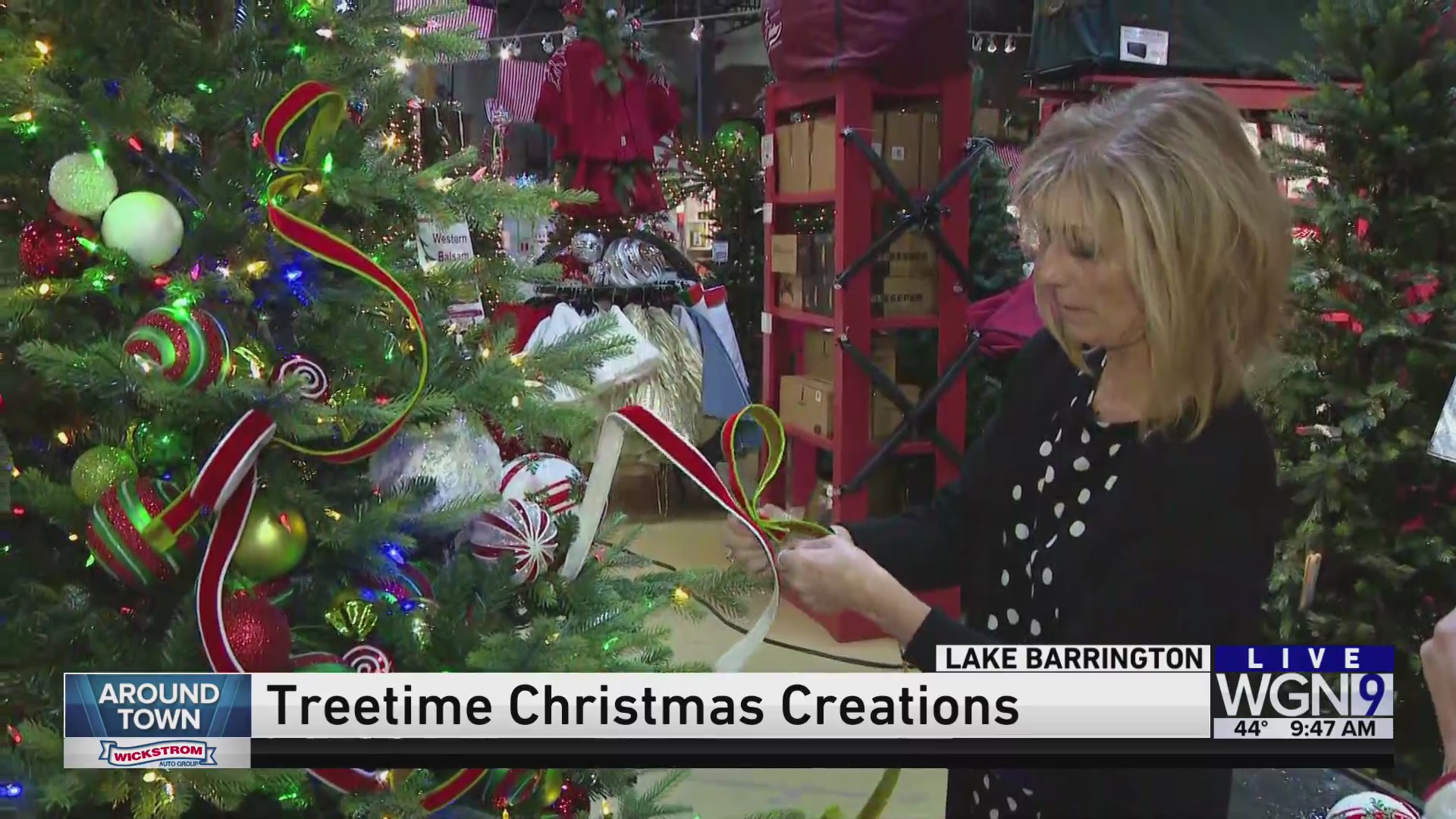 Around Town – Treetime Christmas Creations – WGN-TV
