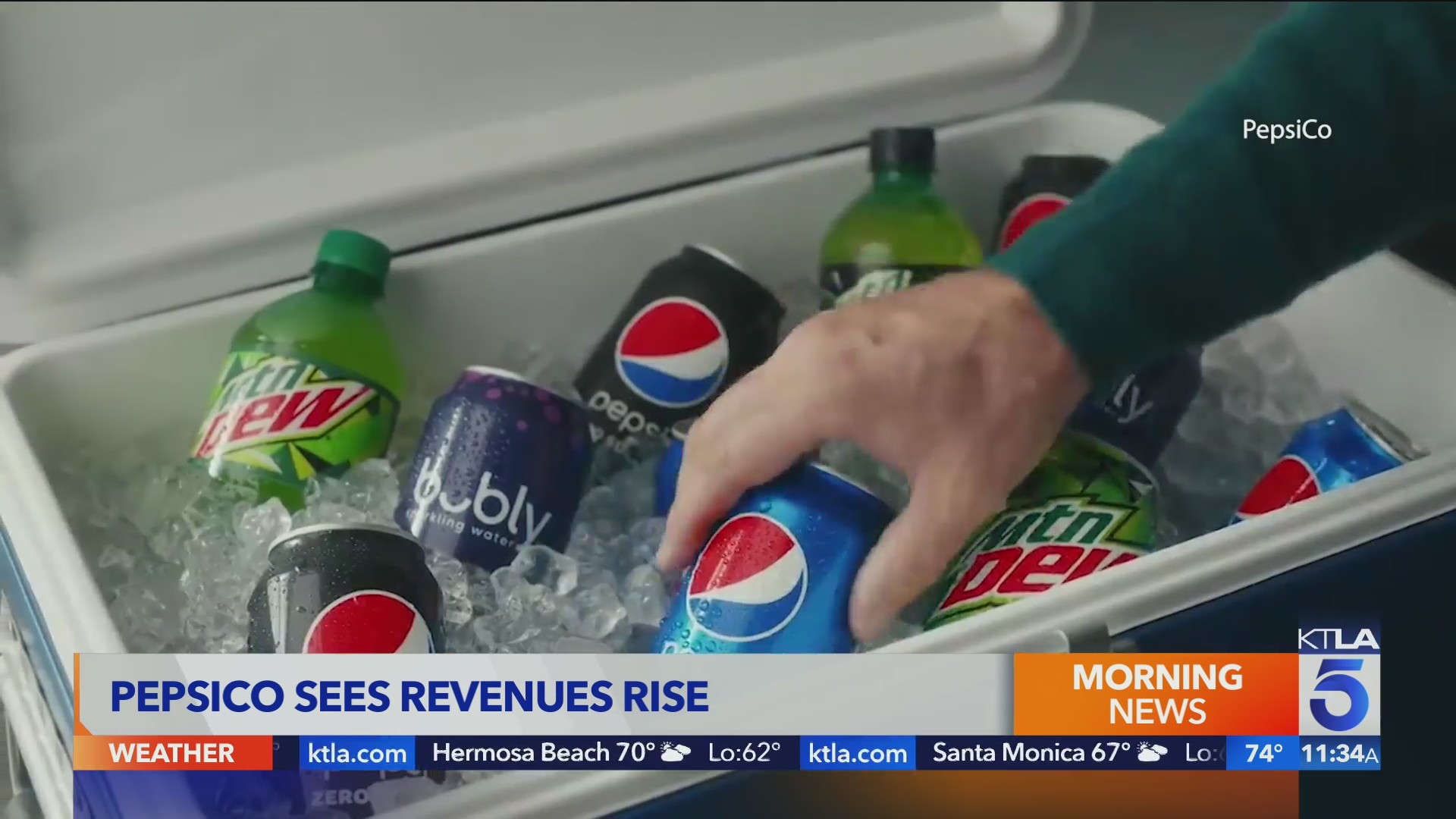 Pepsico sees revenues rise – KTLA