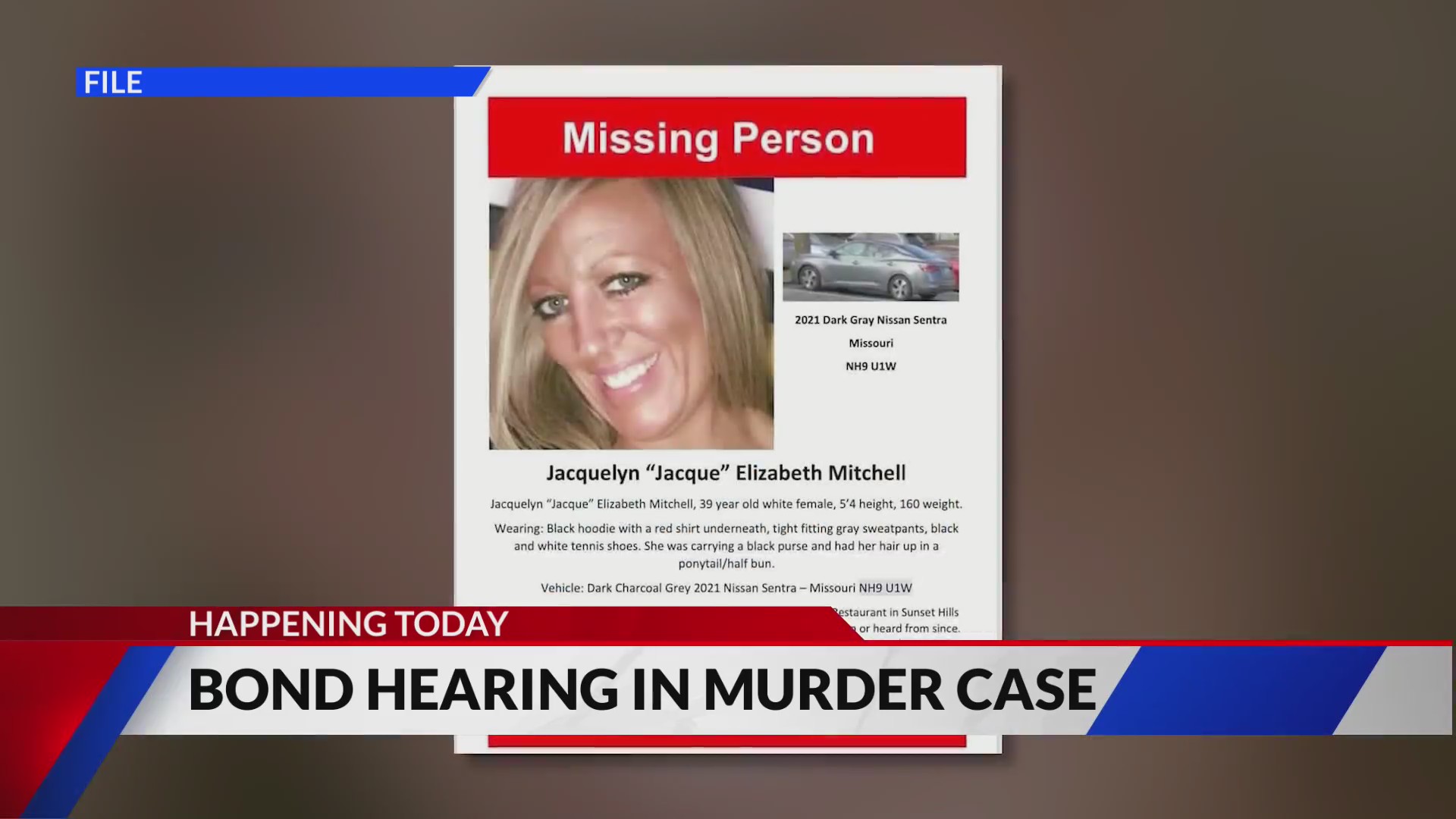 Bond hearing in Jacque Mitchell murder case happening today – FOX 2