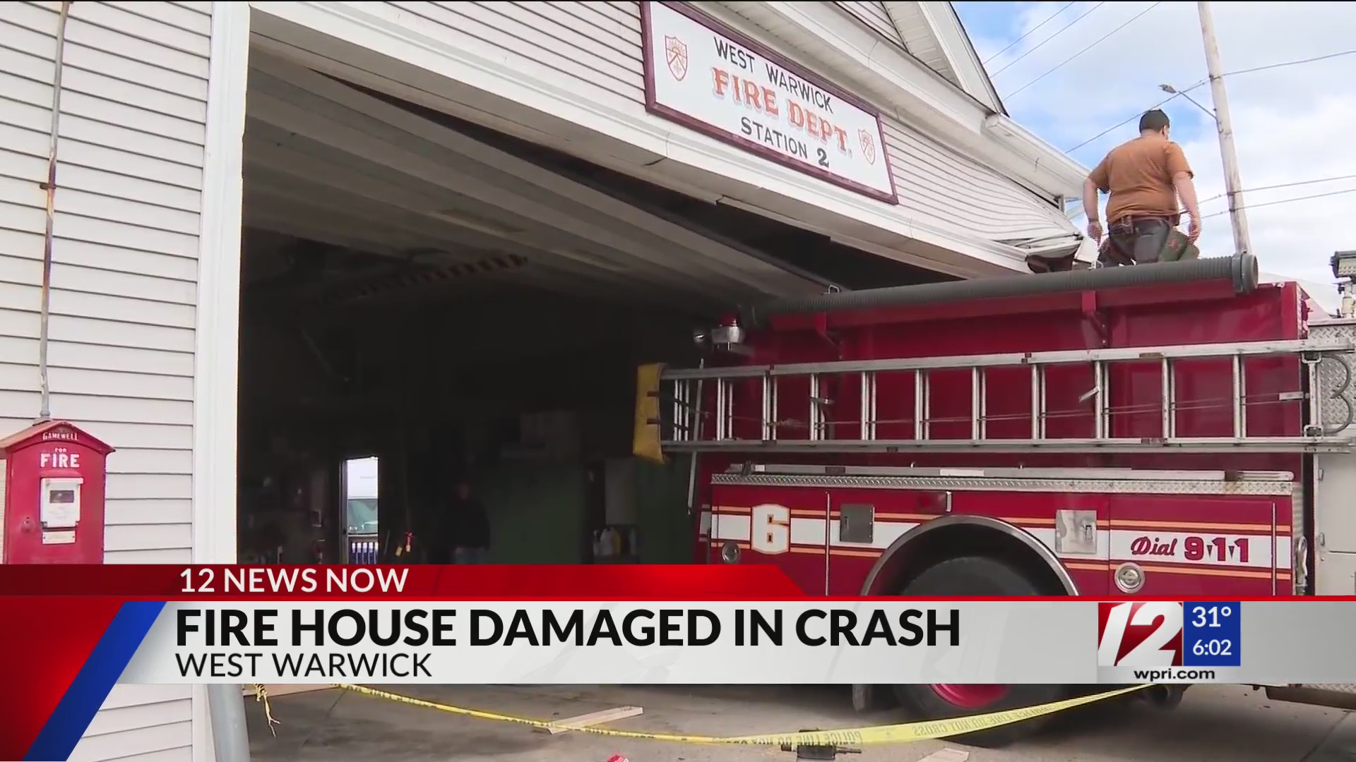 West Warwick Fire Station Closed After Crash Wpri