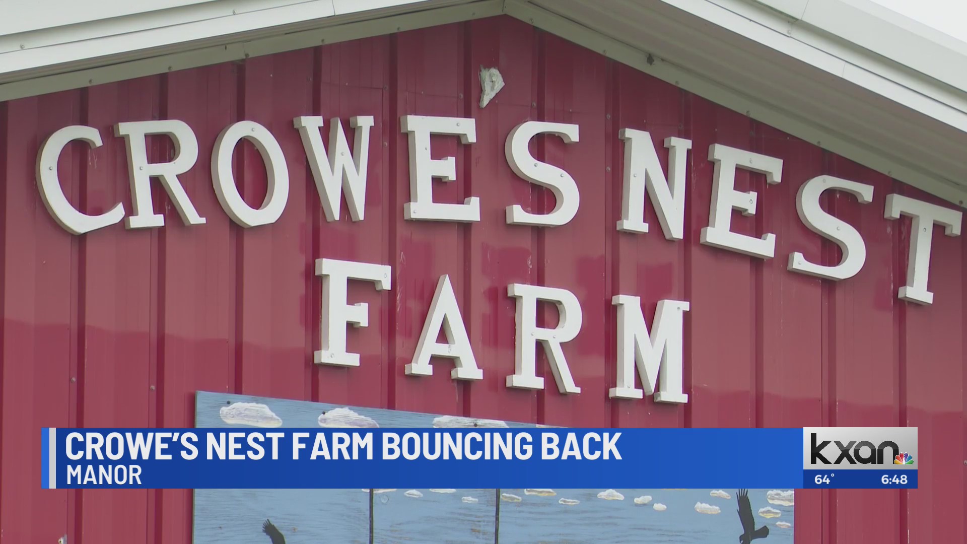 Crowe’s Nest Farm bounces back – KXAN Austin