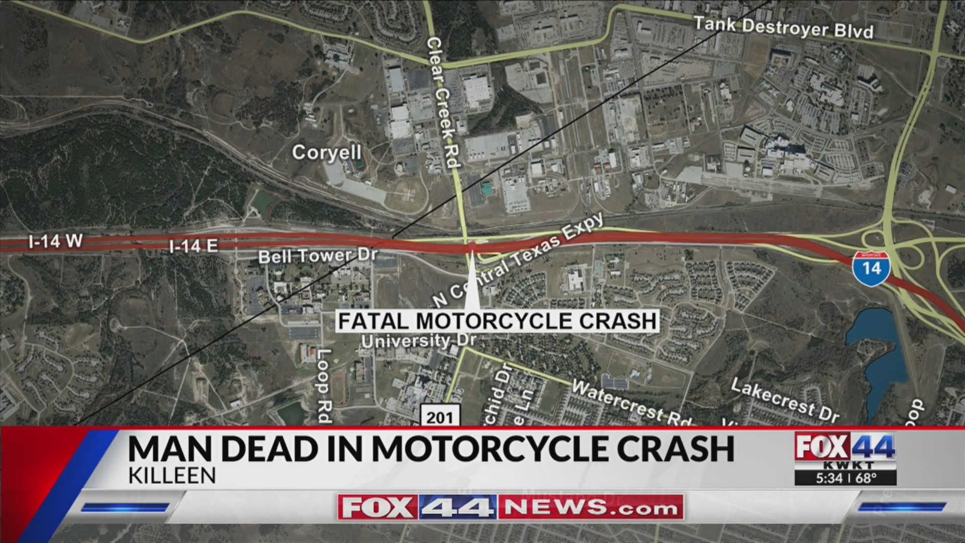 DPS: Man dead in Killeen motorcycle crash – KWKT – FOX 44