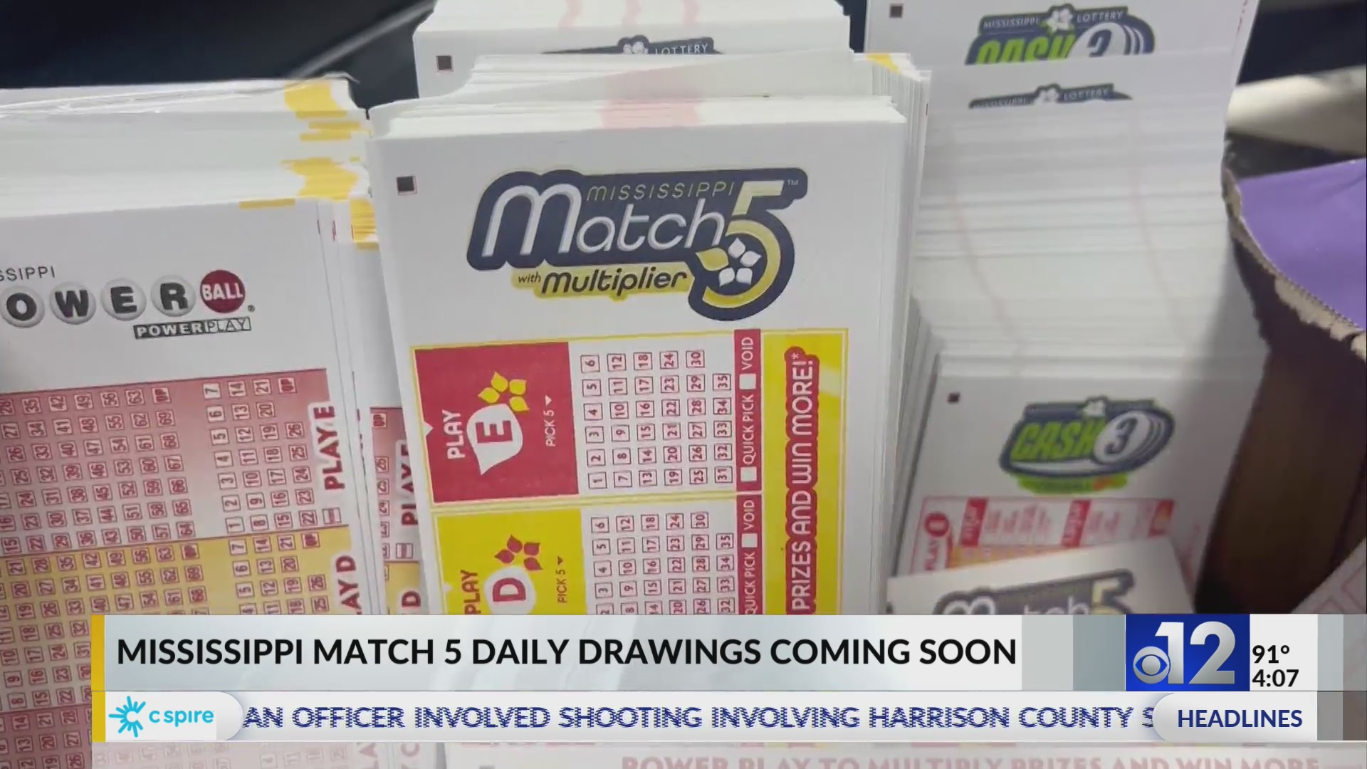 Mississippi Match 5 daily drawings coming soon – WJTV