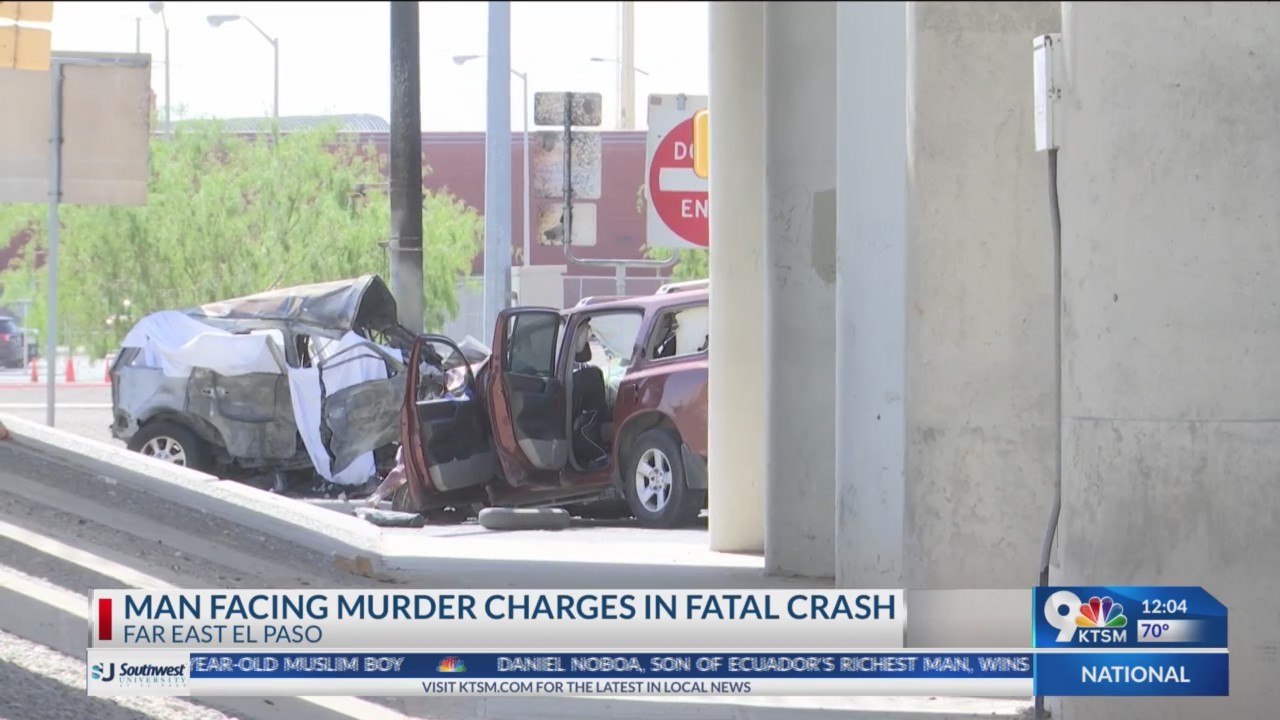 Man facing murder charges in fatal crash after allegedly fleeing police – KTSM 9 News