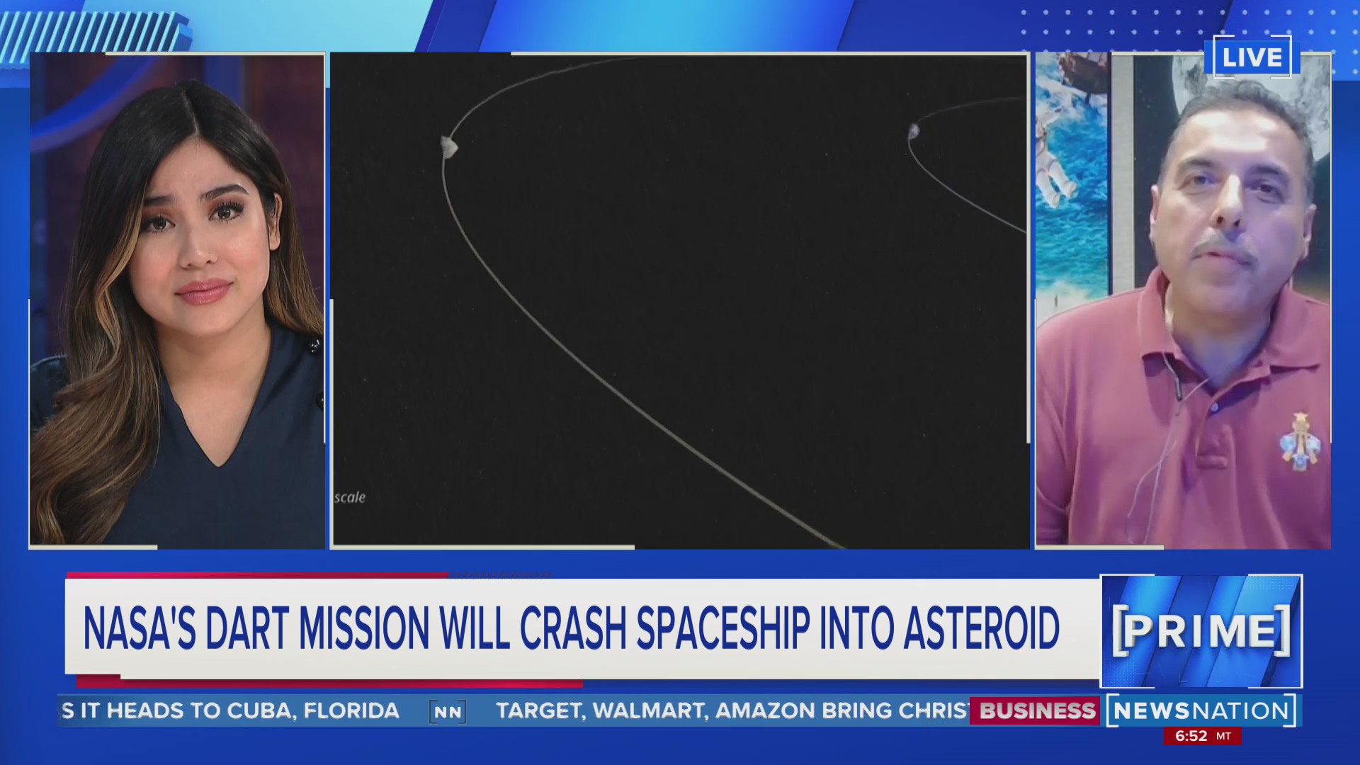 Asteroid-smashing spacecraft nears its target | NewsNation Prime ...