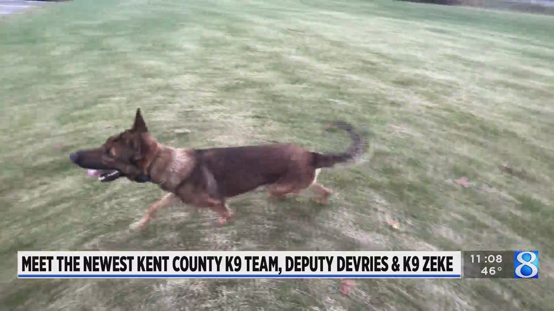 The newest Kent Co K-9 team takes to the road – WOODTV.com