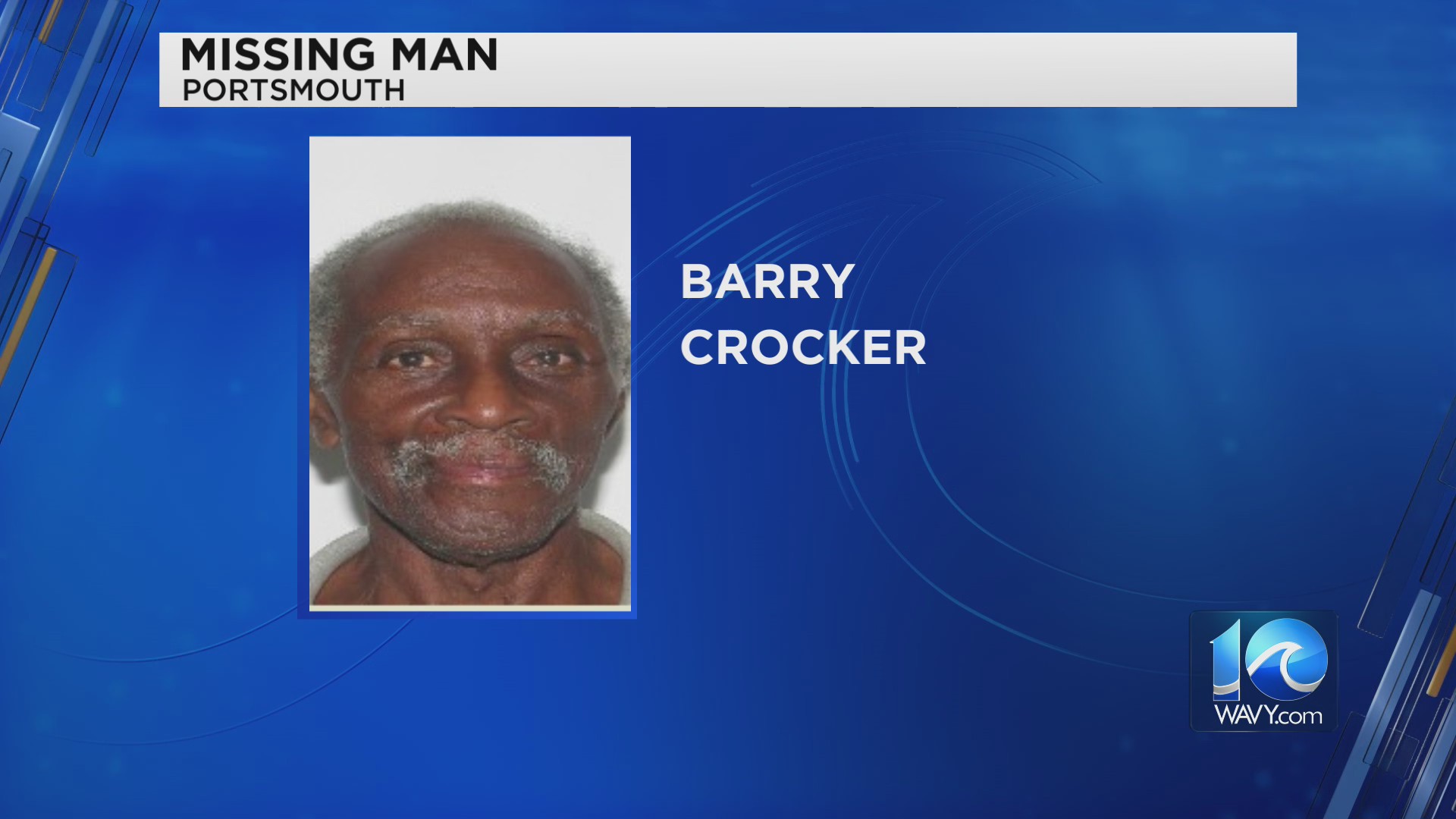 Elderly man in Portsmouth reported missing – WAVY.com