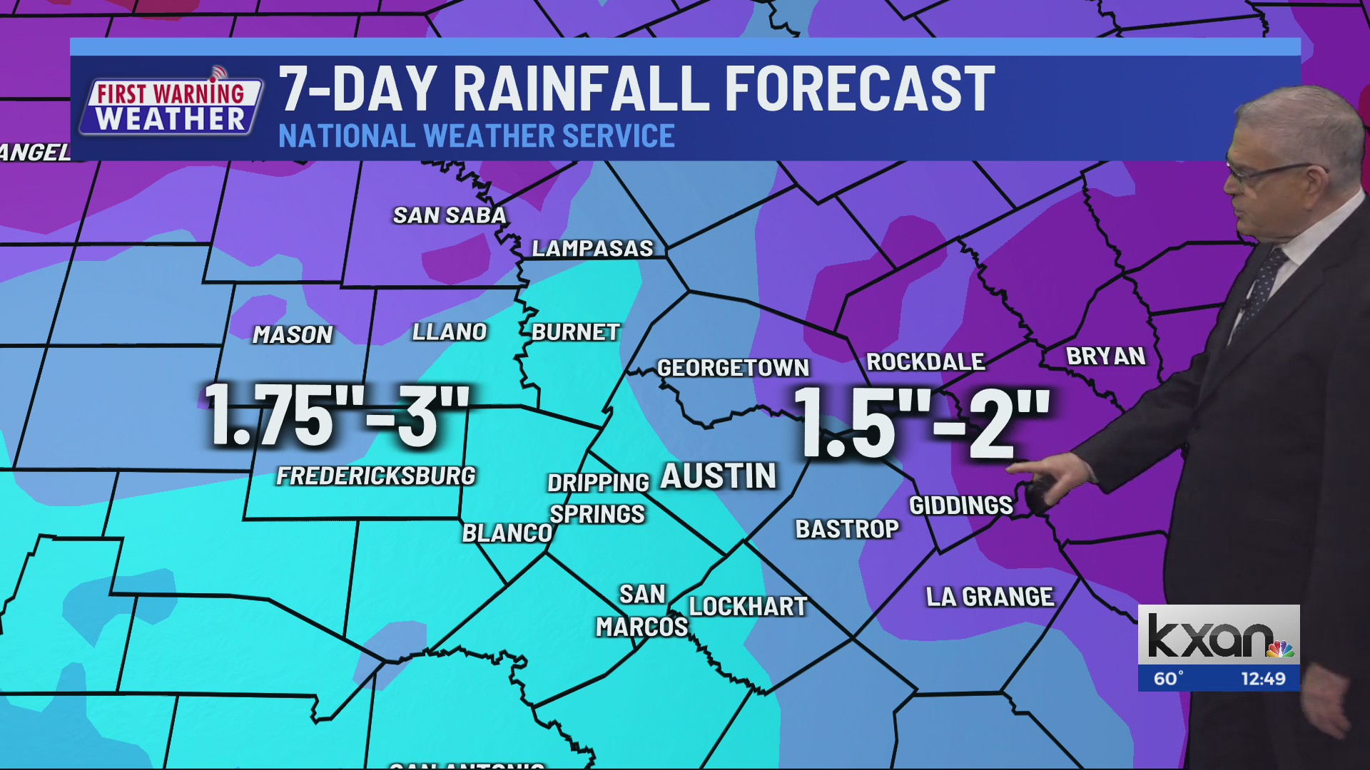 Monday Afternoon First Warning Forecast – KXAN Austin