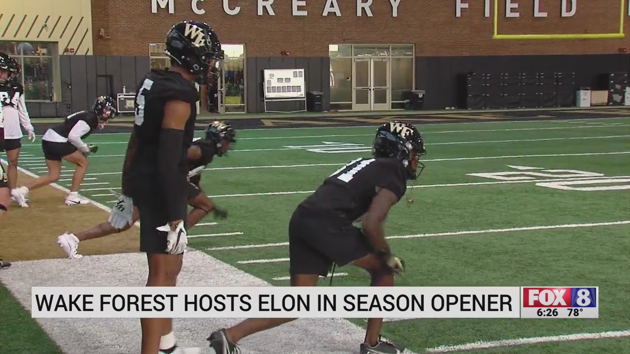 Wake Forest hosts Elon in season opener – FOX8 WGHP