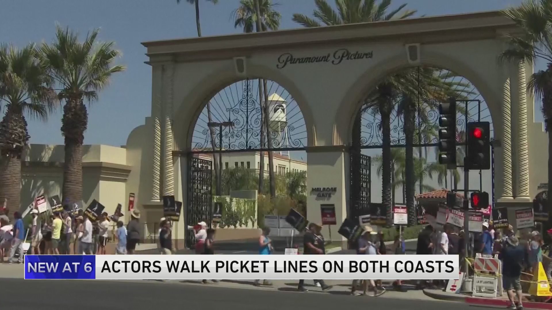 Actors walk pick lines on both coasts of US – WGN-TV