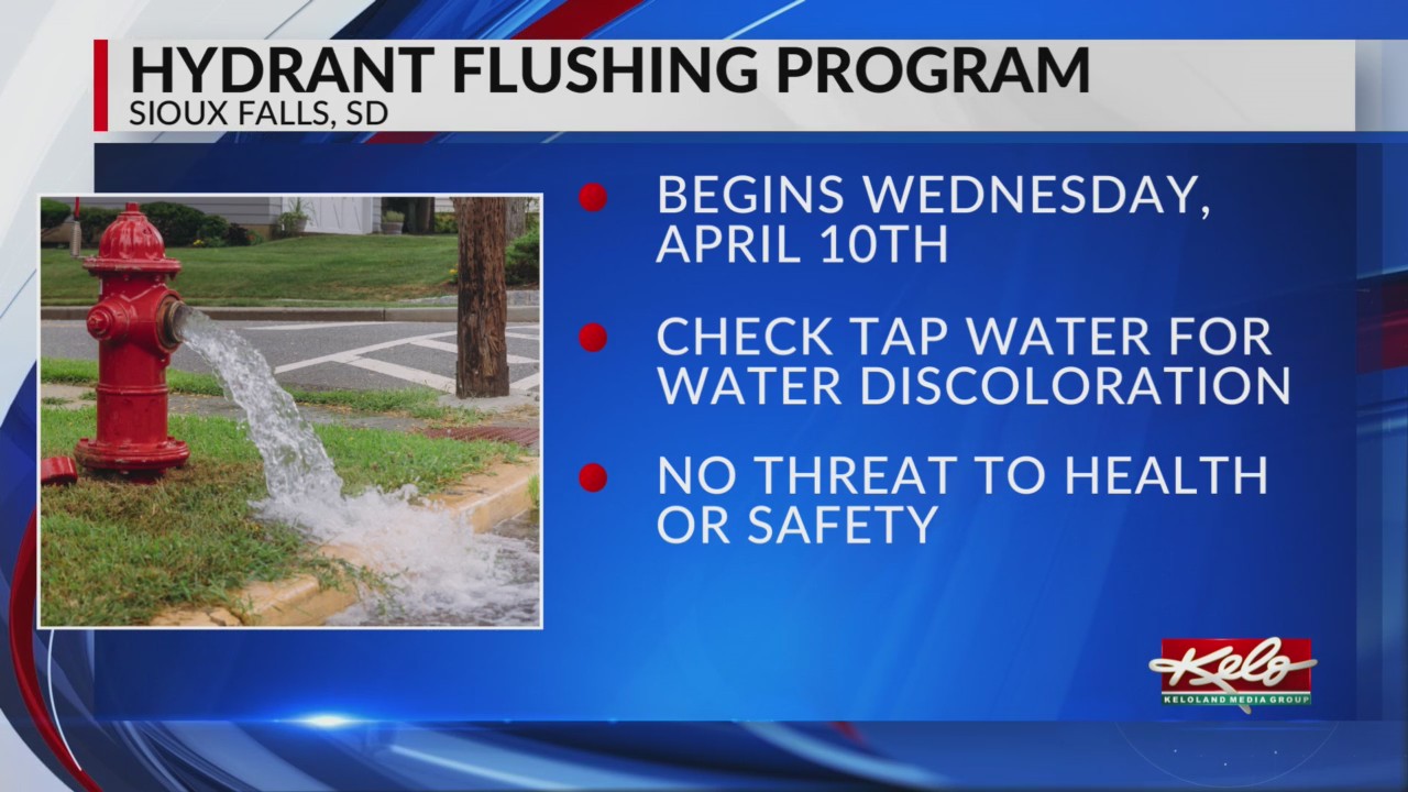 Annual hydrant flushing takes place Wednesday – KELOLAND.com