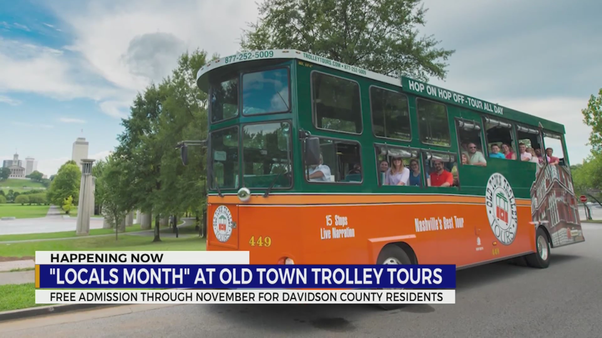Old Town Trolley Tours offering free rides to Davidson County residents ...