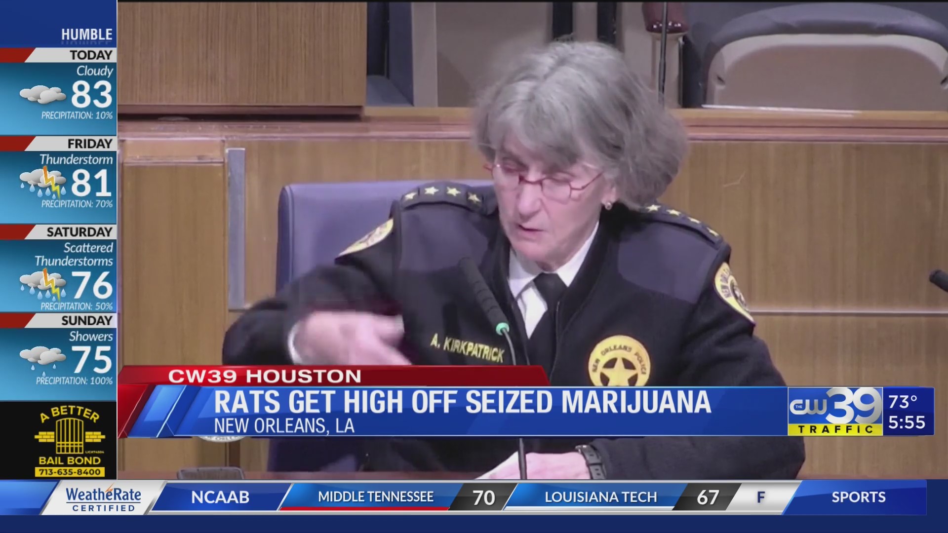 ‘They’re all high’: Rats eating marijuana evidence at New Orleans PD ...