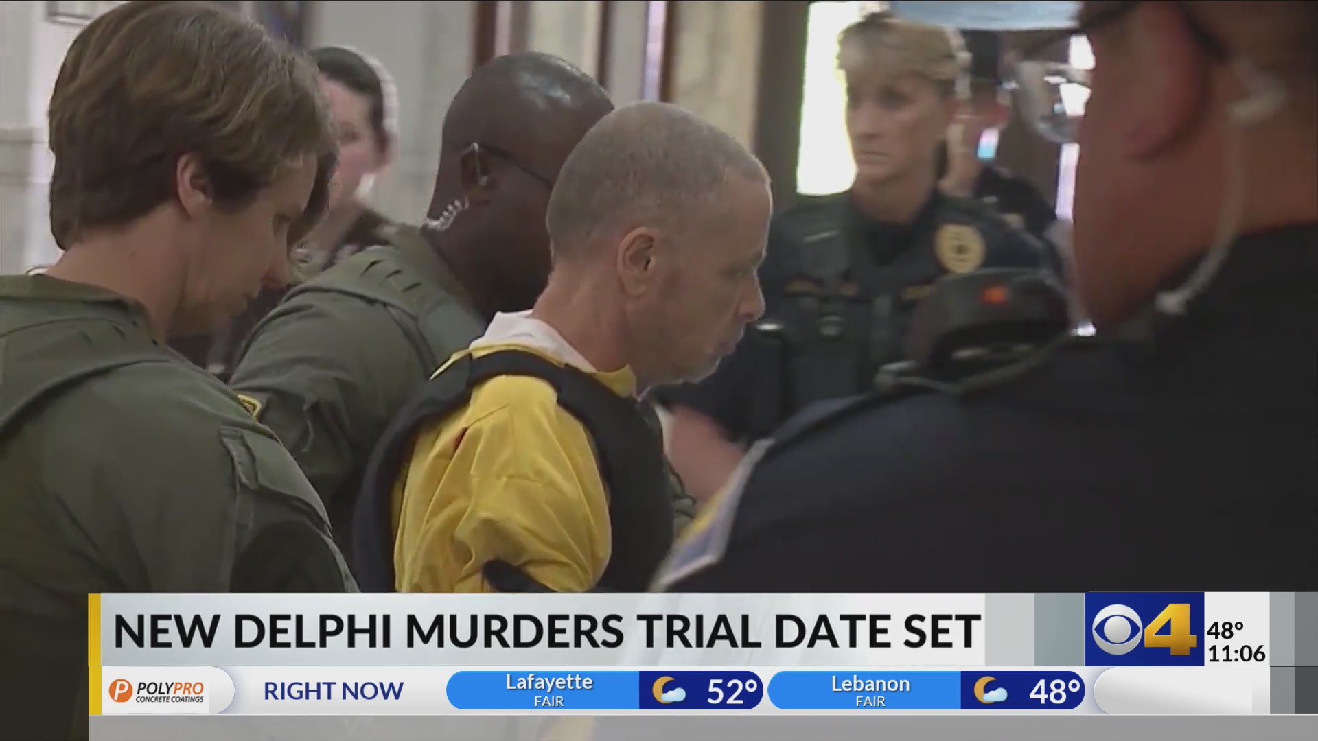 Delphi murder trial moved up to May 13 – WTTV CBS4Indy
