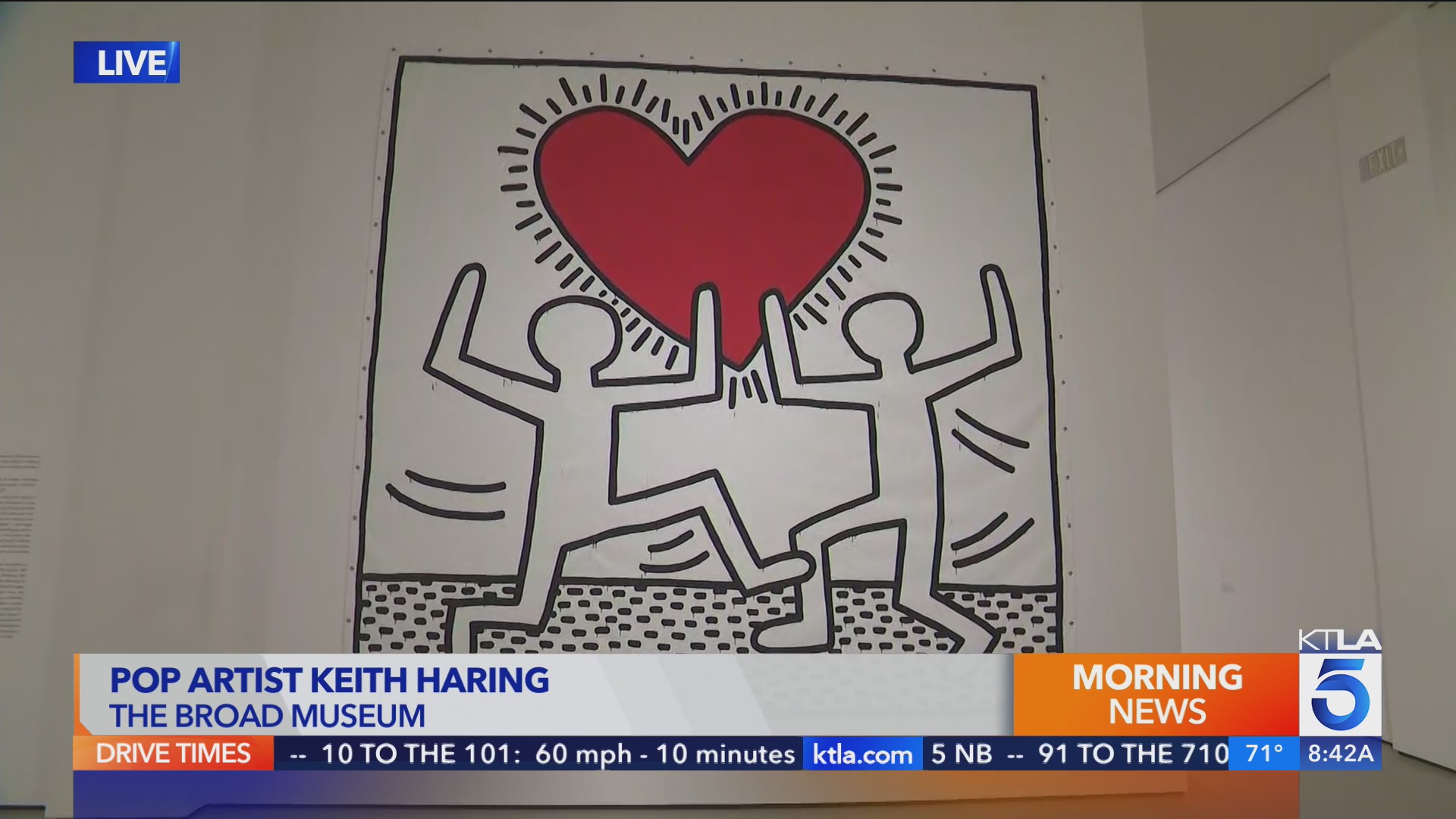 Keith Haring at The Broad – KTLA