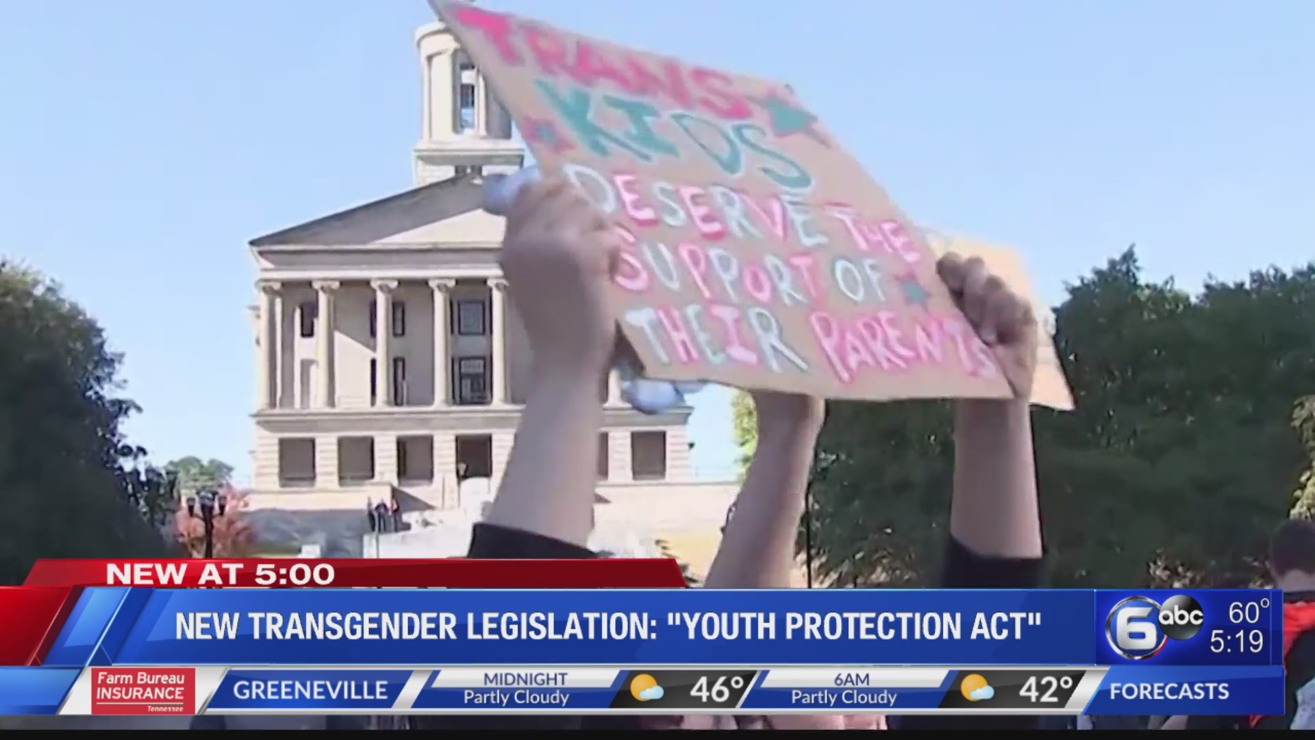 New transgender legislation: “Youth Protection Act” – WATE 6 On Your Side