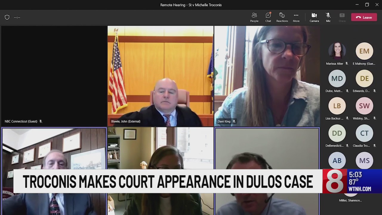 Michelle Troconis appears in court for disappearance of Jennifer Dulos – WTNH.com