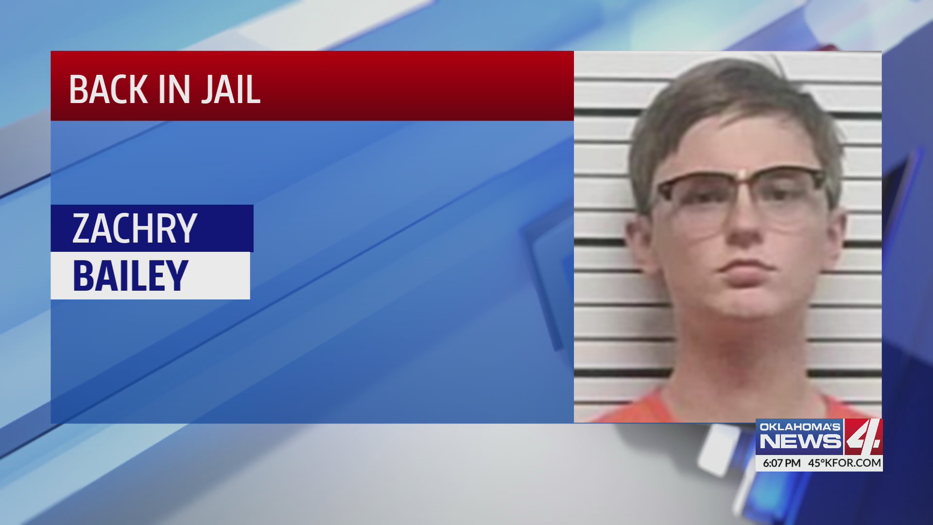 Bailey back in jail on Texas warrant – KFOR.com Oklahoma City