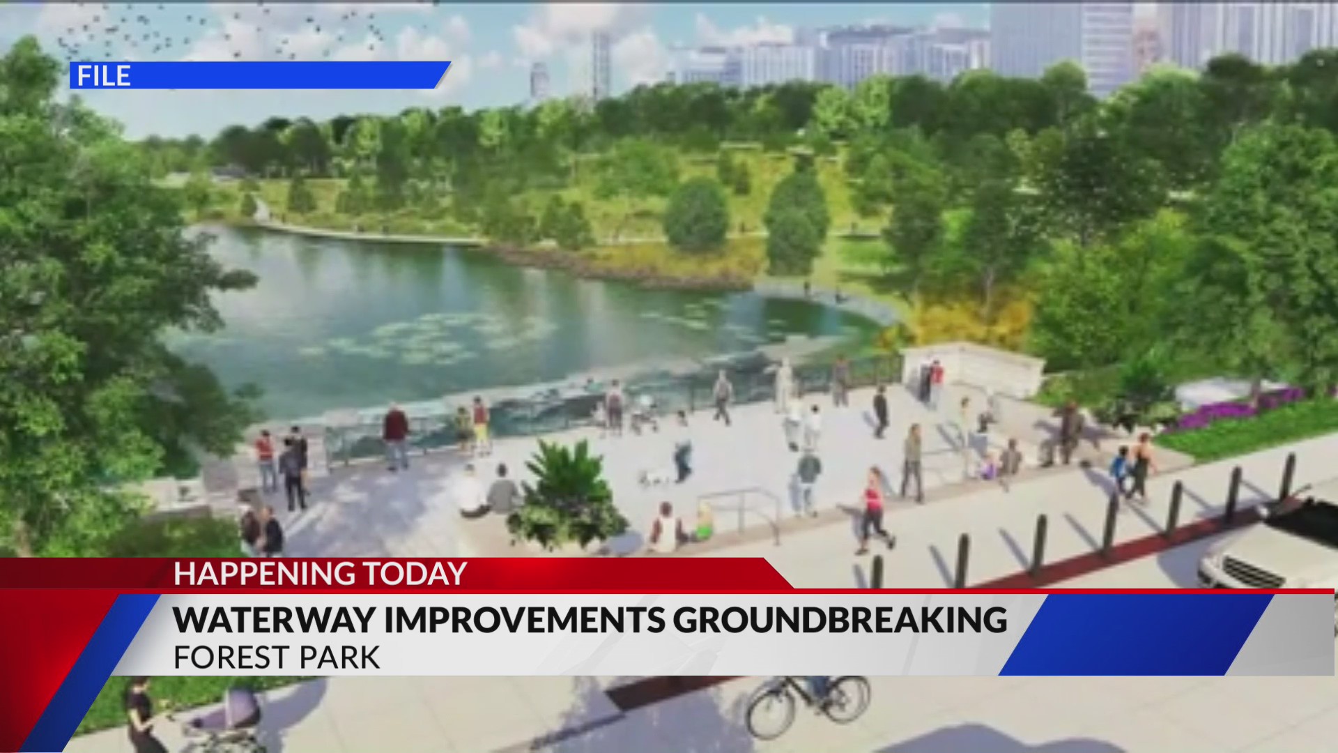 Forest Park East Waterways Improvement Project groundbreaking today – FOX 2