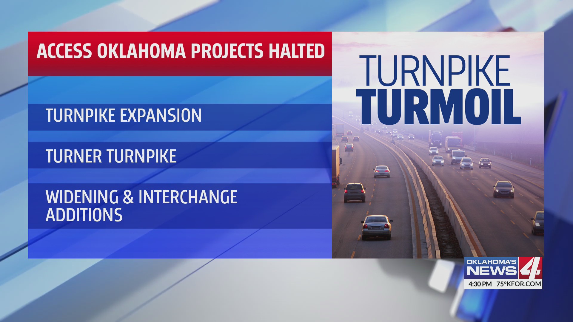 Oklahoma Turnpike Authority halts work on Access Oklahoma Plan – KFOR ...