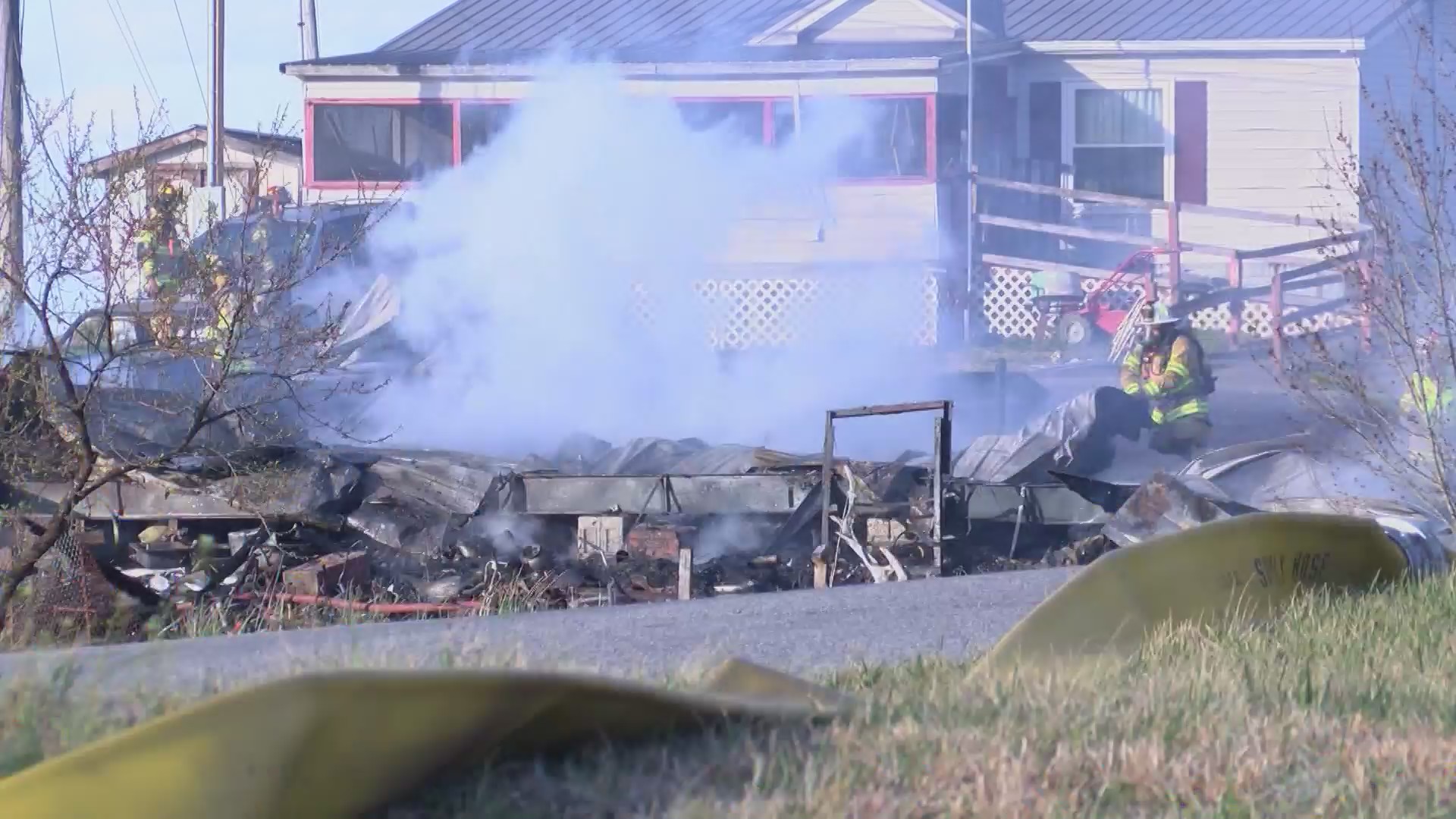 Fire in Limestone that destroyed vehicles and trailer under ...