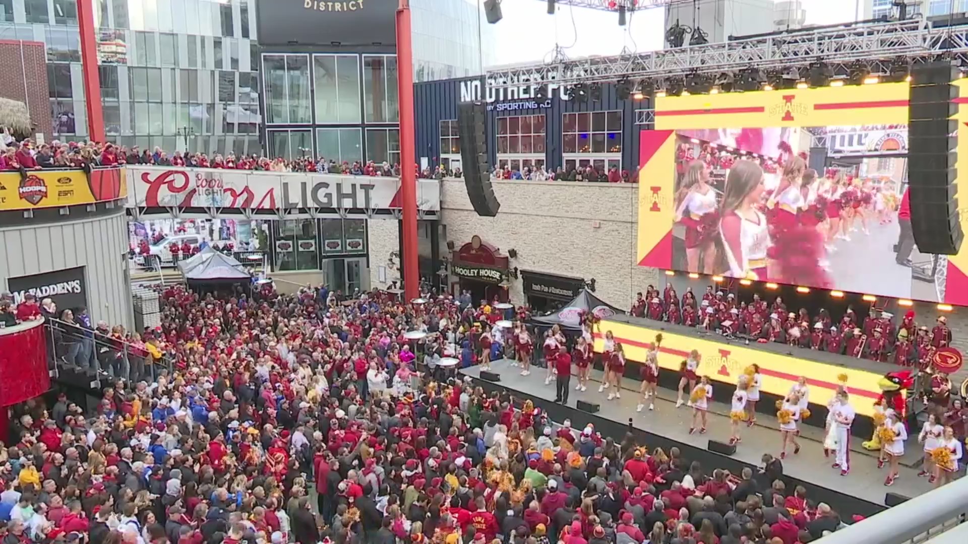 Iowa State, Kansas matchup draws large crowd to Big 12 Championship ...