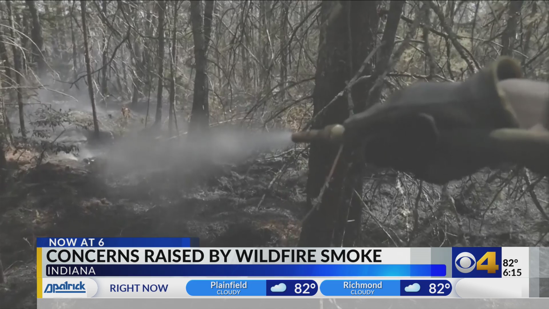 Canadian wildfire smoke creates poor air quality in central Indiana ...