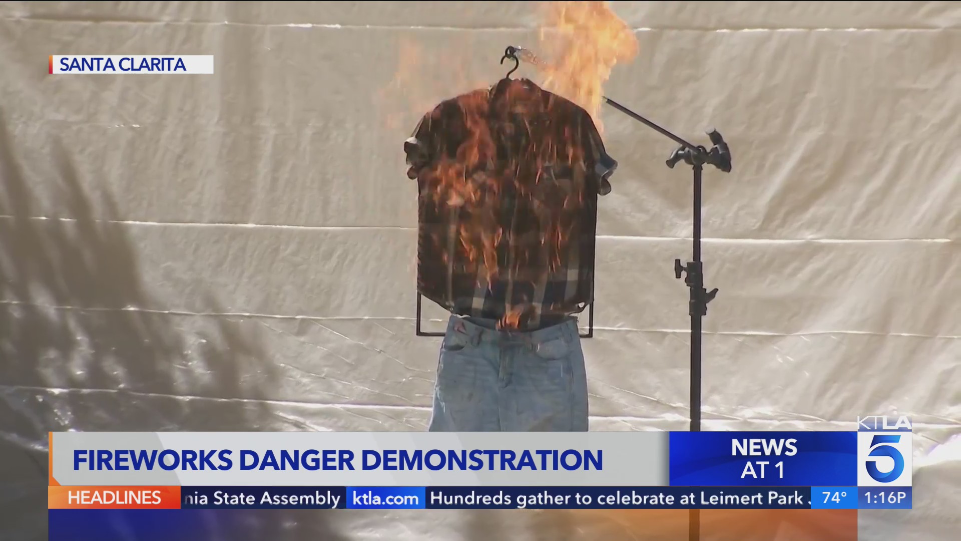 Officials warn of firework danger ahead of July 4 – KTLA