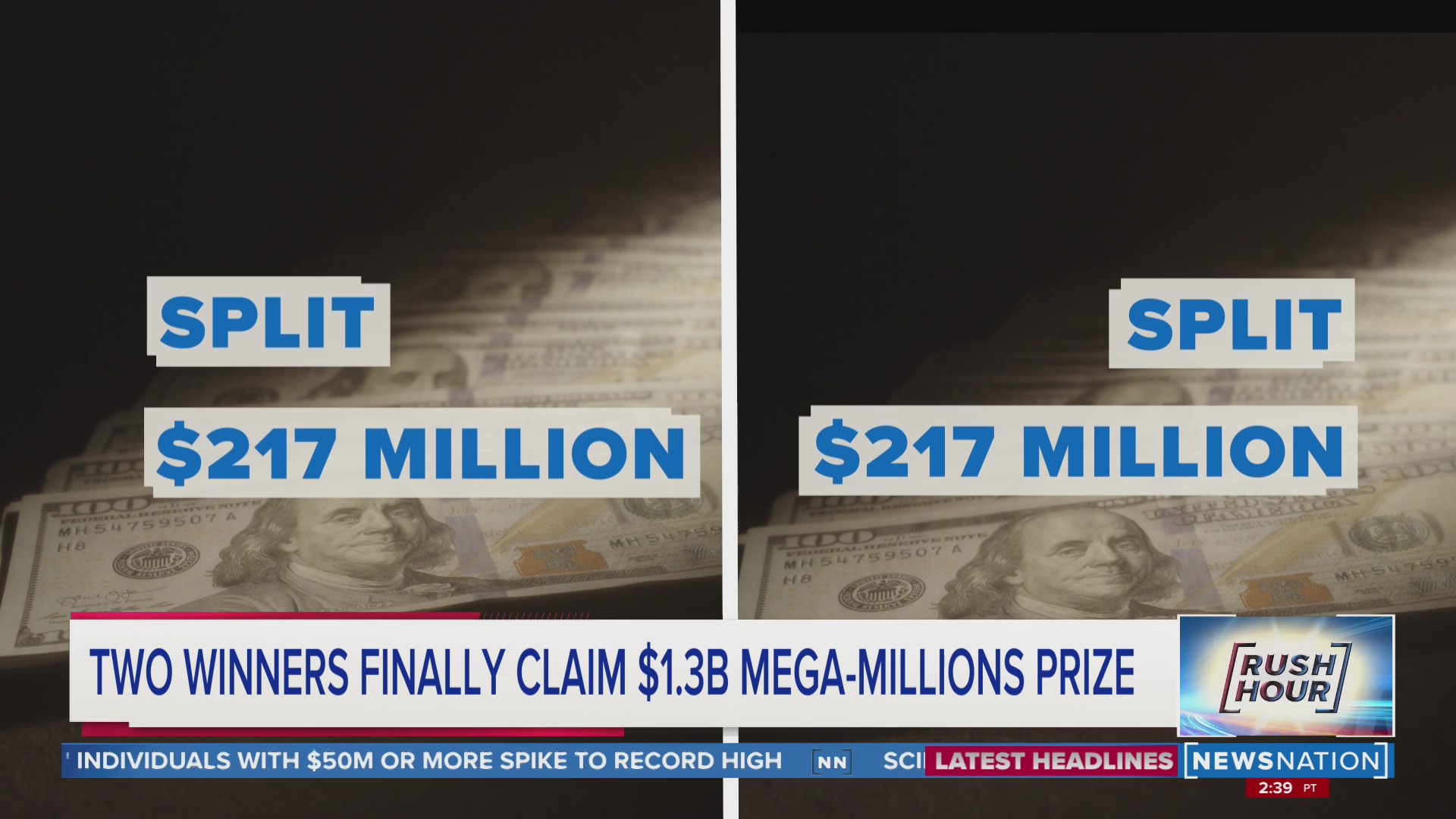 2 claim $1.3B Mega Millions jackpot | Rush Hour – NewsNation