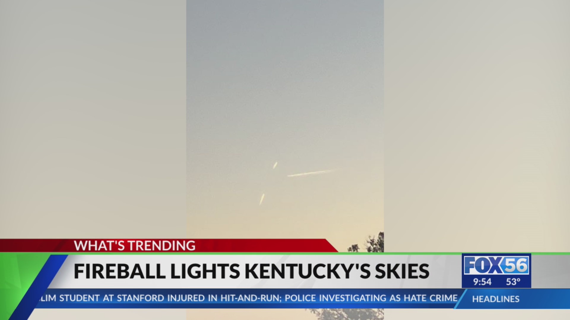 Fireball’ spotted flying through sky in central Kentucky – FOX 56 News