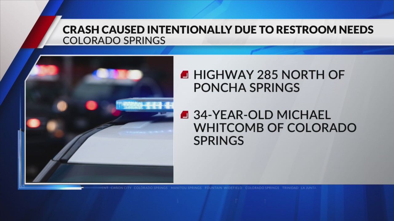 Crash on Highway 285 caused intentionally due to restroom needs – FOX21 ...