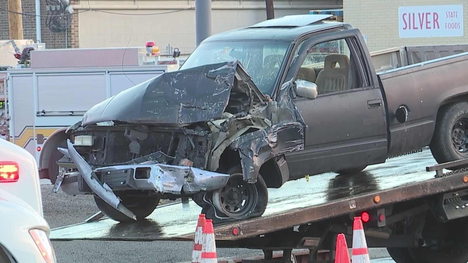 Caught on camera: Hit-and-run driver crashes into building near deep ...