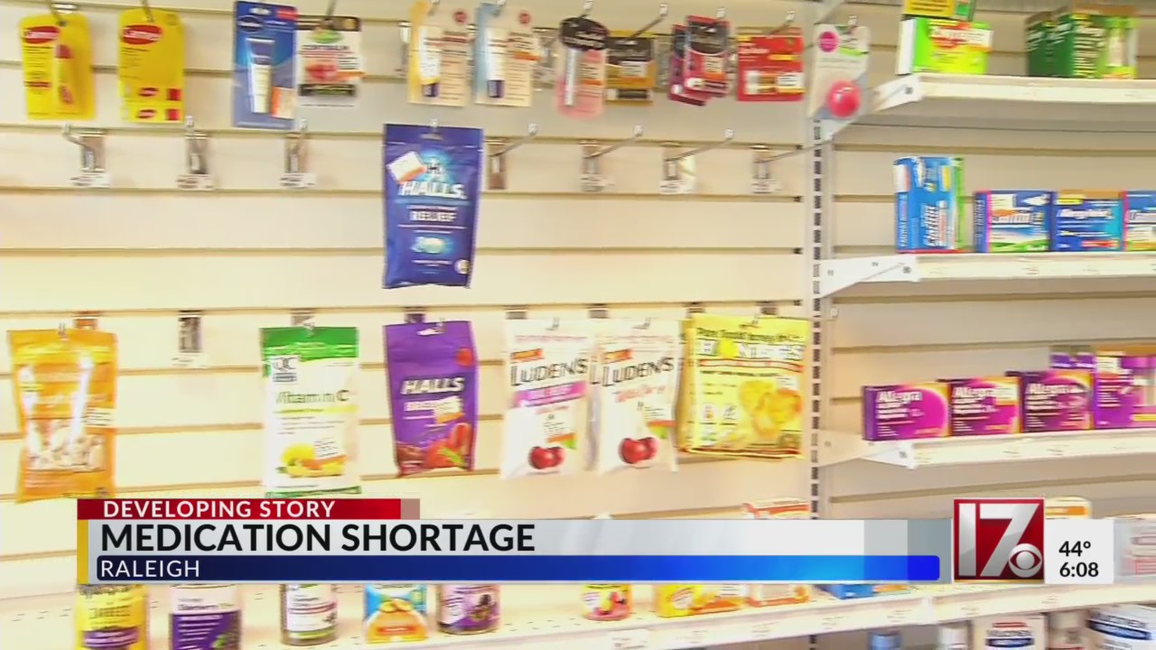 Medication shortage – CBS17.com