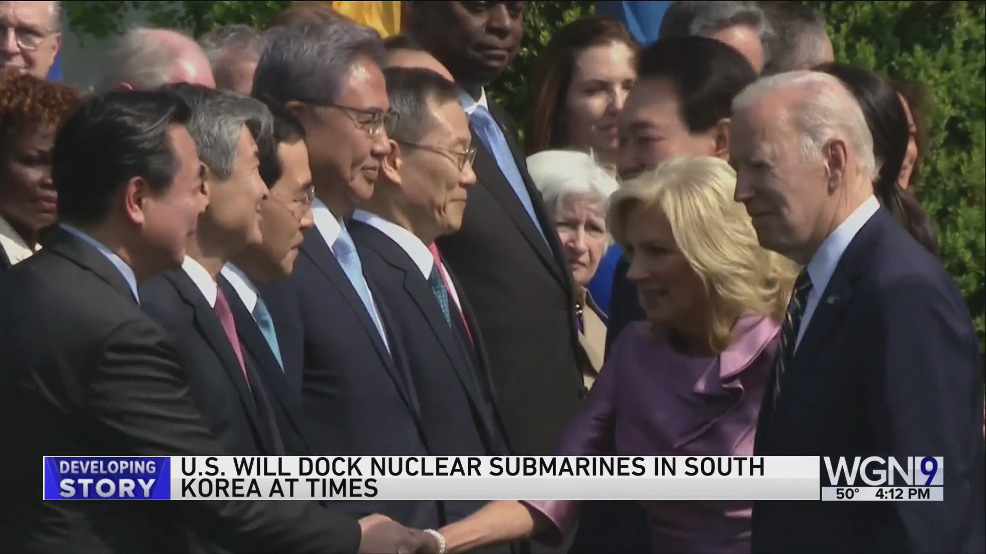 Biden Yoon Warn N Korea On Nukes Unveil Deterrence Plan Wgn Tv