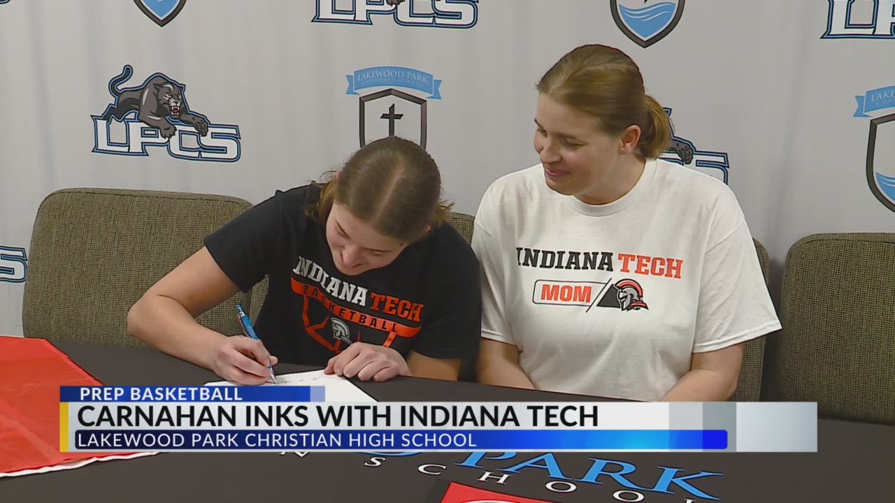 Lakewood Park Christian’s Jade Carnahan signs with Indiana Tech for ...