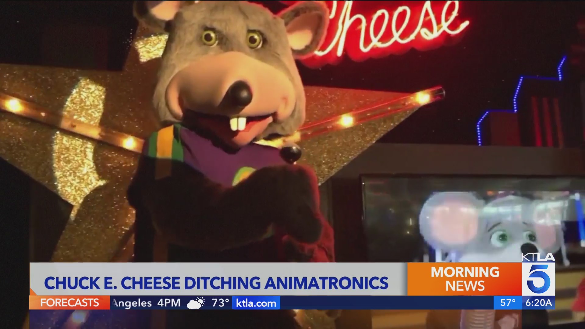 Chuck E. Cheese is getting rid of its animatronic bands, except here – KTLA