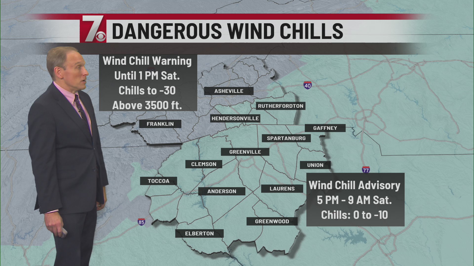 Weather Update – Friday 7 a.m. – WSPA 7NEWS