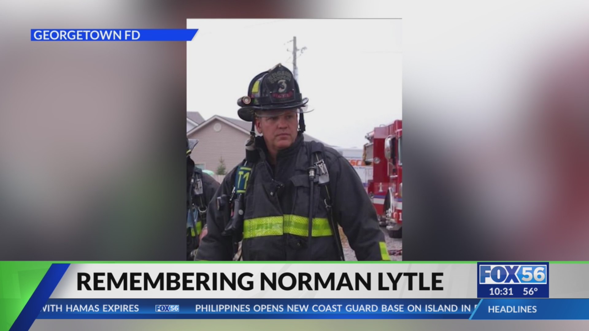 Firefighter immortalized in Georgetown – FOX 56 News