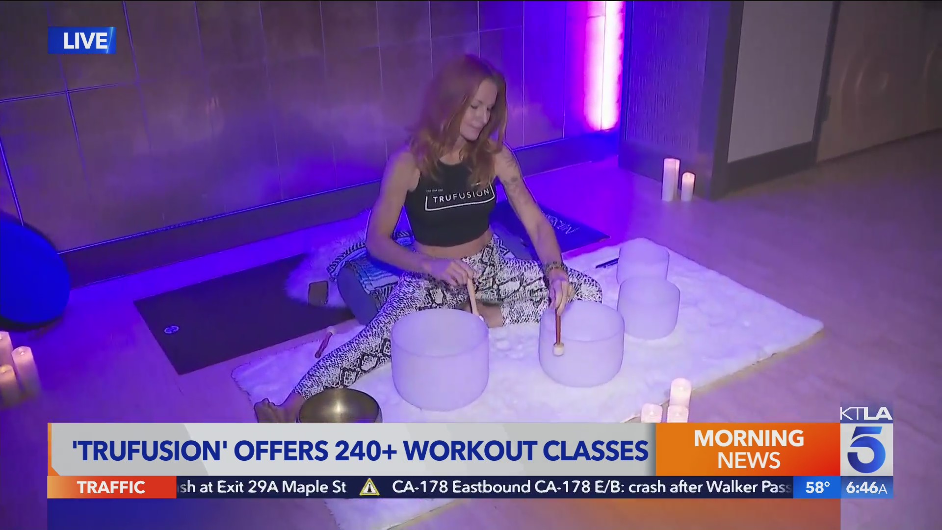 Trufusion fitness opens in West Hollywood (6 a.m.) – KTLA