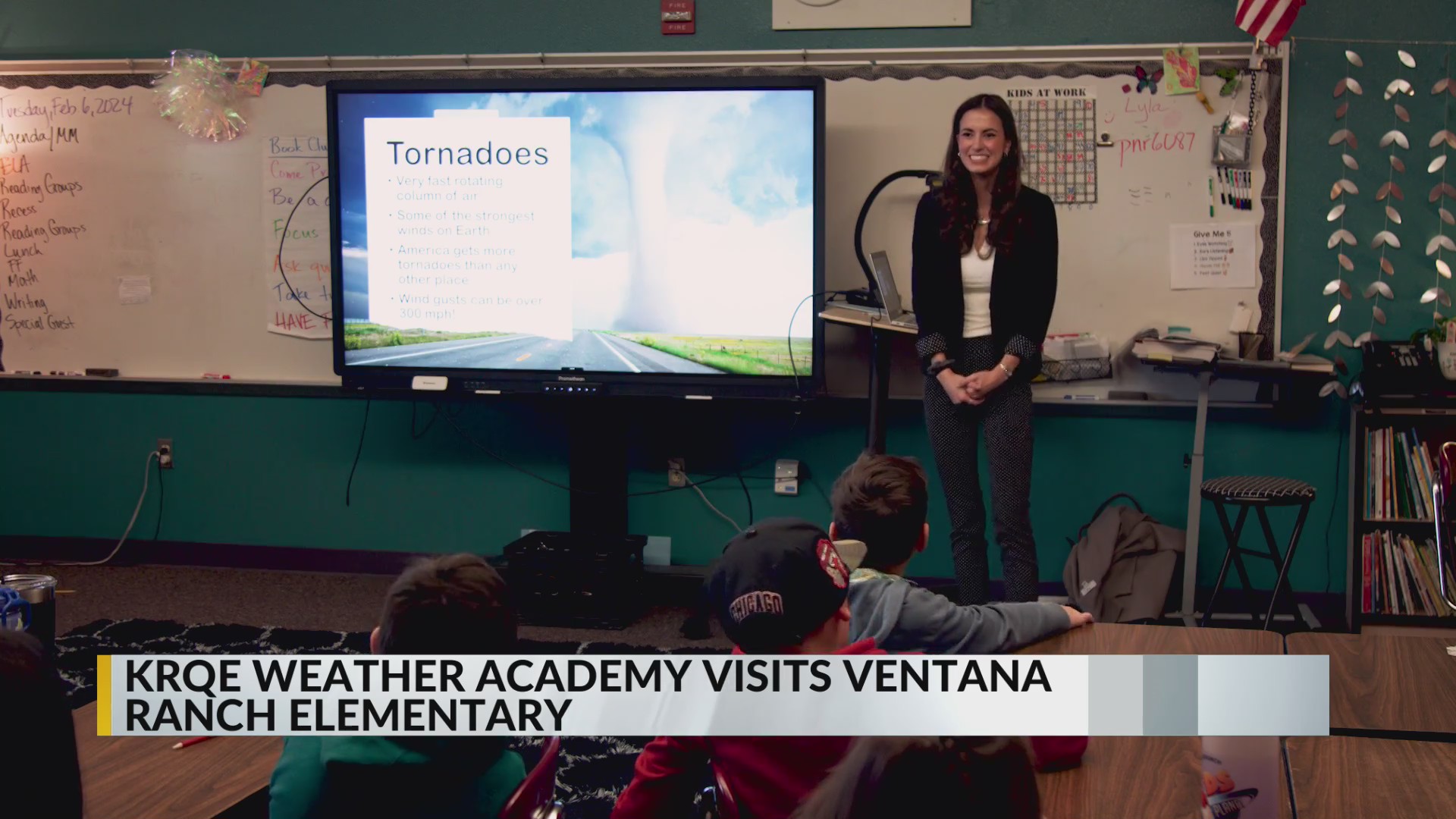 KRQE Weather Academy visits Ventana Ranch Elementary School – KRQE NEWS ...
