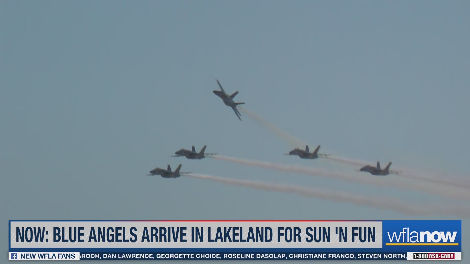 Blue Angels arrive in style for 2023 Sun ‘n Fun in Lakeland – WFLA