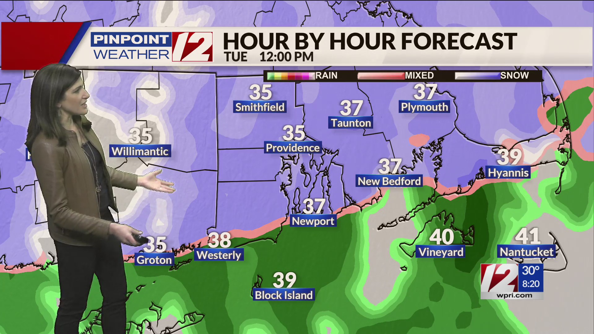 Pinpoint Weather 12 Forecast: Wet Snow Continues; Tuesday, February 28 ...