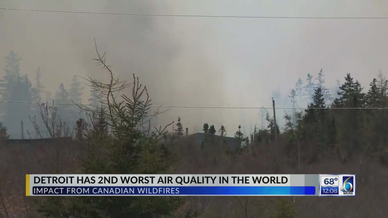 Detroit’s Air Quality Impacted By Canadian Wildfires – WLNS 6 News