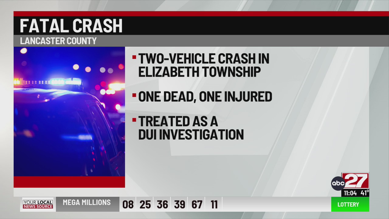 One dead after Lancaster County US 322 crash – ABC27