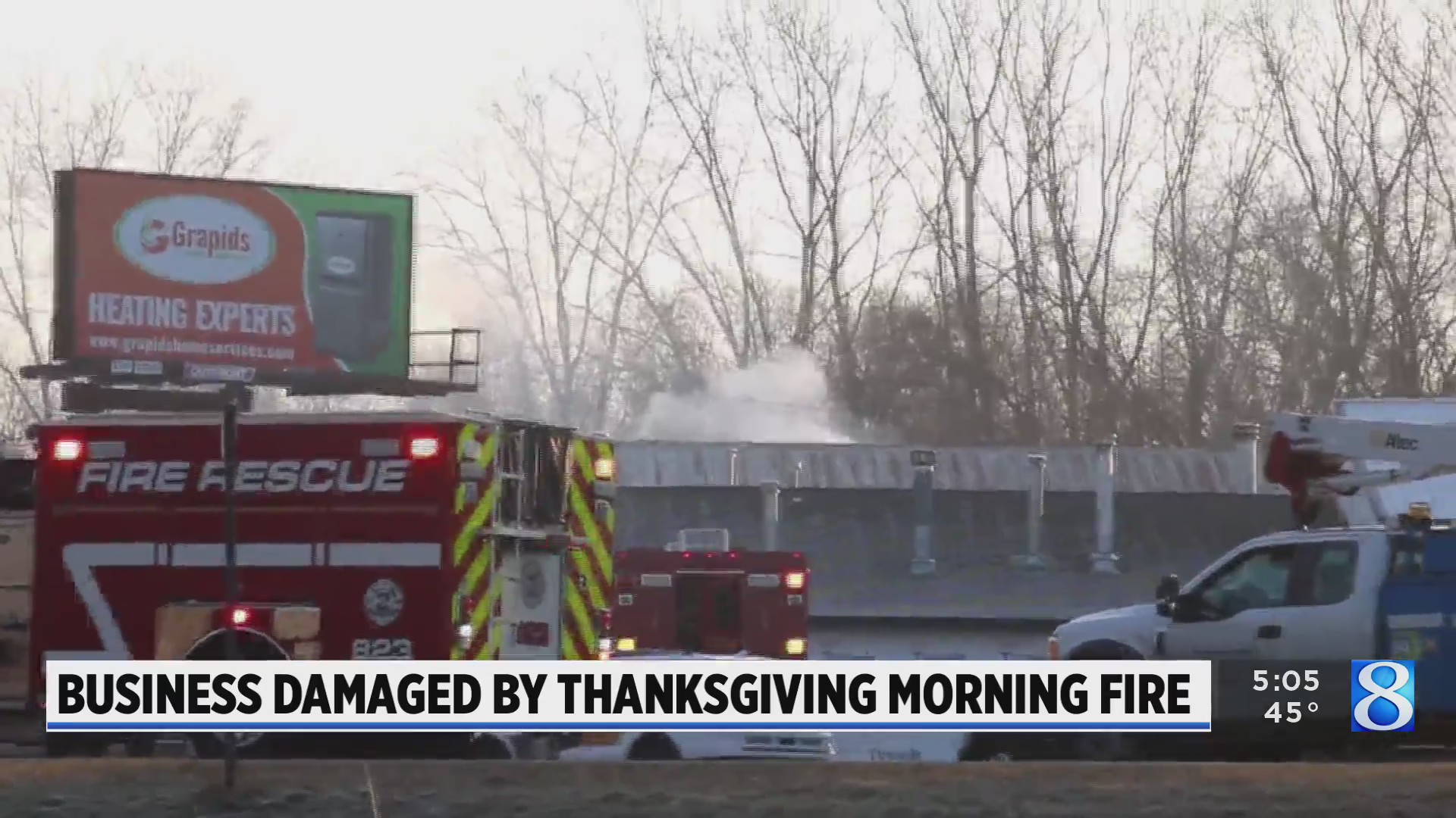 FD: No injuries in Jenison commercial building fire – WOODTV.com