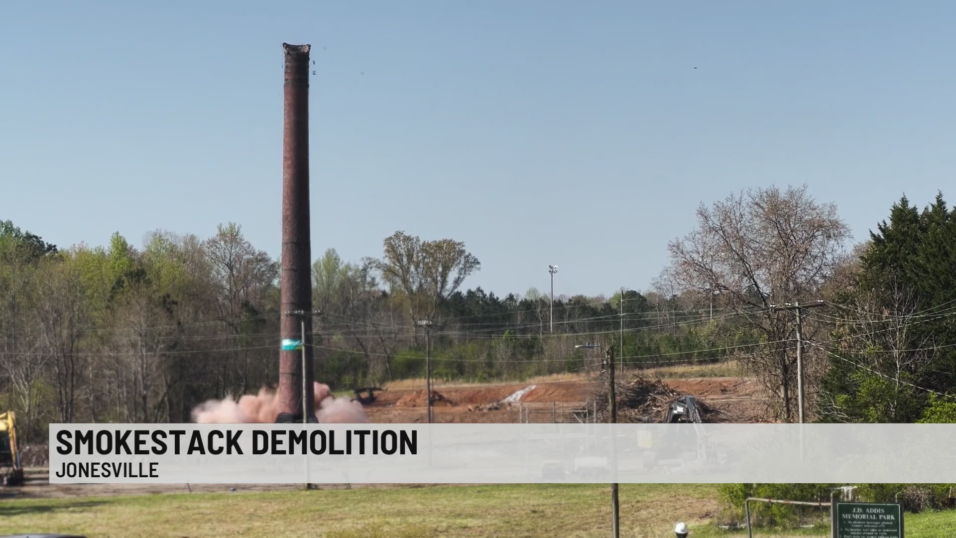 WATCH: Jonesville’s historic smokestack demolished – WSPA 7NEWS