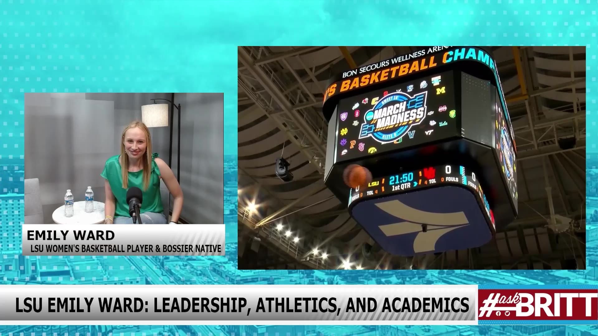 Emily Ward shares her journey as an LSU Tiger, life in the spotlight ...